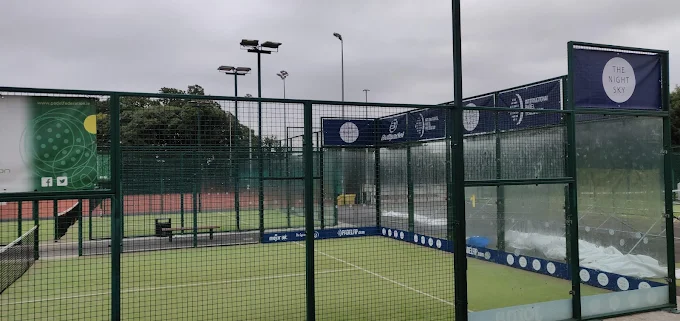 Padel courts at Bushypark Tennis and Padel Club